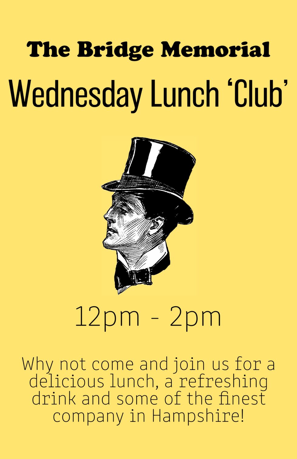 Wednesday Lunch ‘Club’ | The Bridge Memorial Club